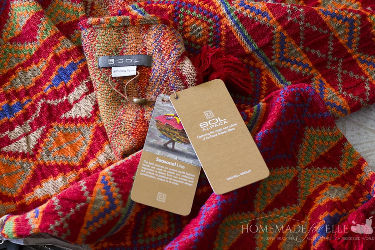 sol alpaca scarf